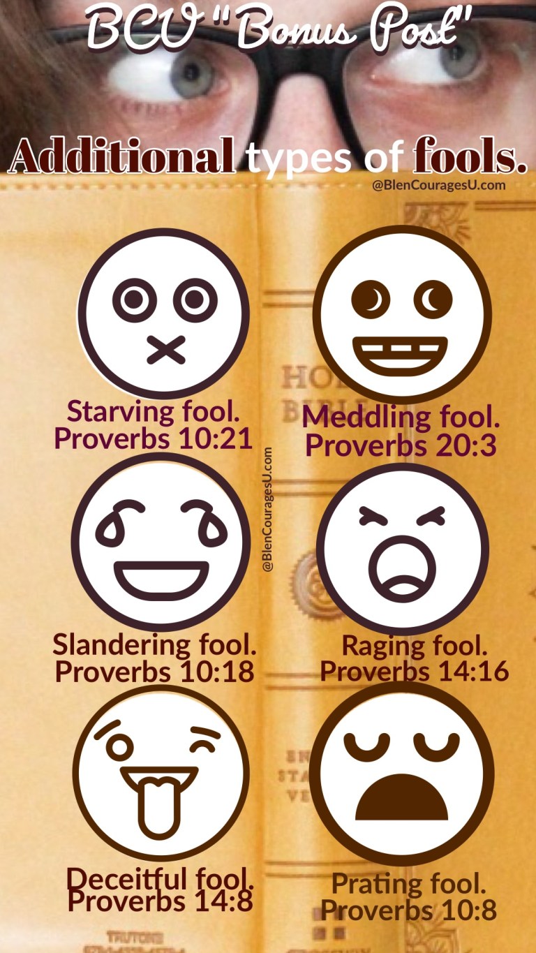 Bonus post & infographic: Six fools at a glance. – BCU